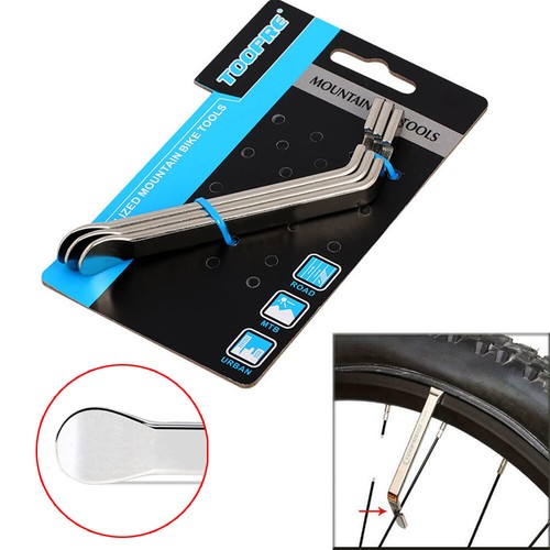 3Pcs/Set Metal Stainless Steel Tyre Levers Remove Repair Tools Mountain ...