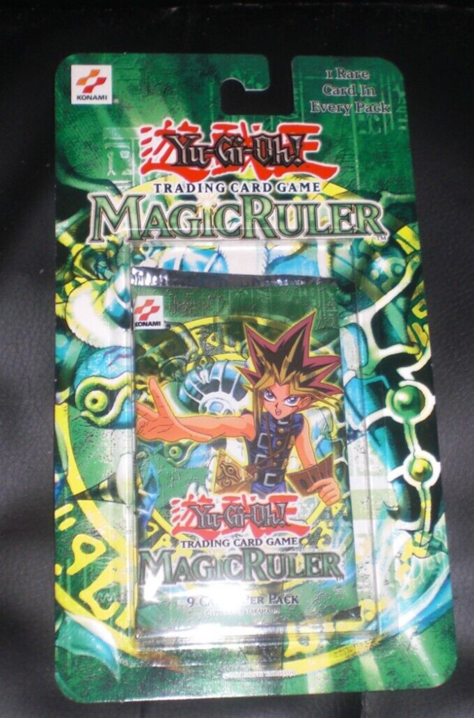 YuGiOh Magic Ruler Konami Blister Pack From Box Factory Sealed MINT ...