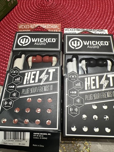 Wicked Audio In Ear "Deuce" Earbuds New In Box - Assorted Colors | eBay