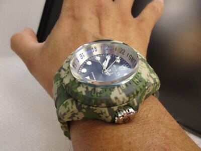 Invicta Reserve Hydromax Swiss Ronda Camo 52mm, Steel, Aqua Plating ...