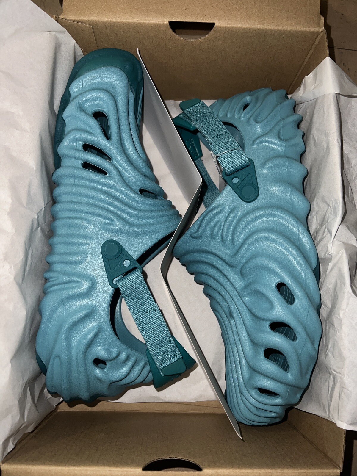 Salehe Bembury Crocs Size 12 - Mens Pollex Clog by ‘Turq Tonic’ Perfect ...