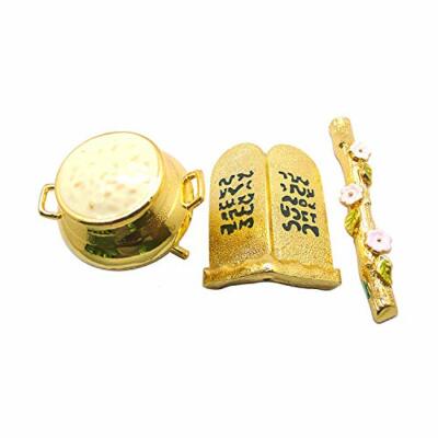 Ark of The Covenant - Contents - Aaron Rod/Manna Vessel & Tablets (3 ...