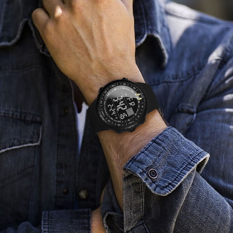 Waterproof Men's Military Tactical LED Digital Sports Watch Backlight ...