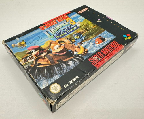 Donkey Kong Country 3 Nintendo SNES PAL ITA ESP Used Game Italian Box ...