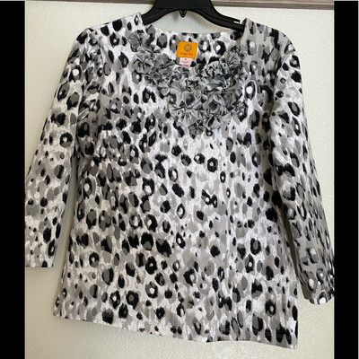 Ruby Rd. Cheetah print top | eBay