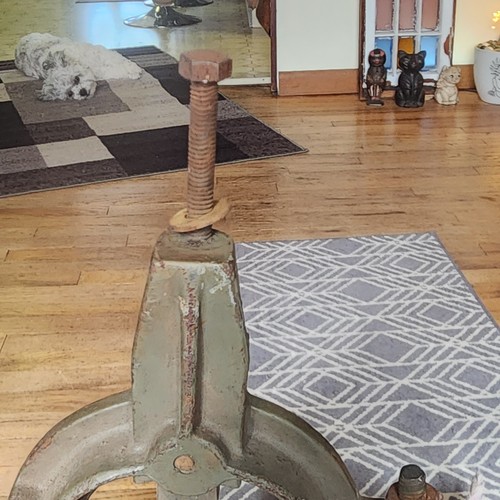 ANTIQUE LATHE STEADY REST ASSEMBLY CAST IRON WOOD METAL | eBay