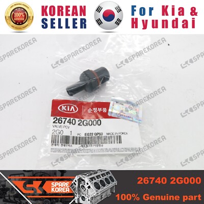Genuine/OEM 267402G000 VALVE-PCV for Kia Lotze | eBay