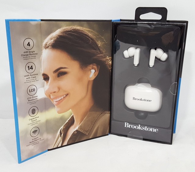 Brookstone Air Wireless True Wireless In-Ear Bluetooth Earbuds - Brand ...