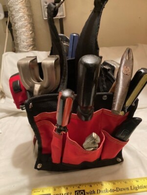 NEW (OPEN BOX) NYLON 20+ POCKET MULTI TOOL CARRIER / TOOL BAG WITH ...