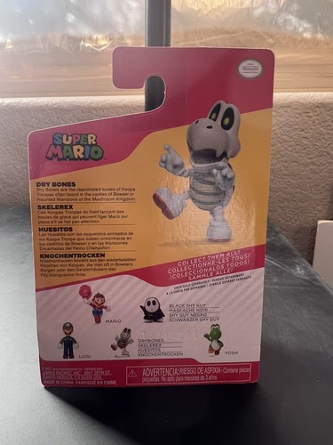 World of Nintendo Super Mario Dry Bones Skelerex Figure 2.5 Inch 2019 ...