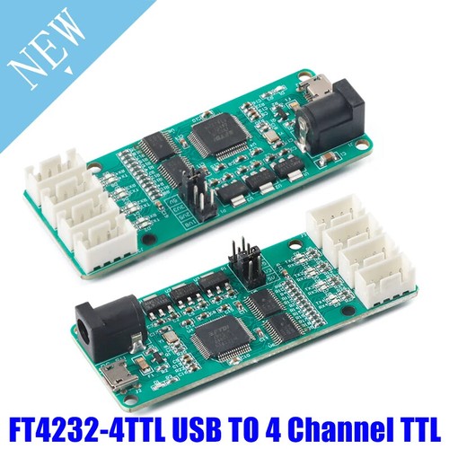 FT4232-4TTL USB to 4 Channel UART TTL Module with LED Indicator DC 5V ...
