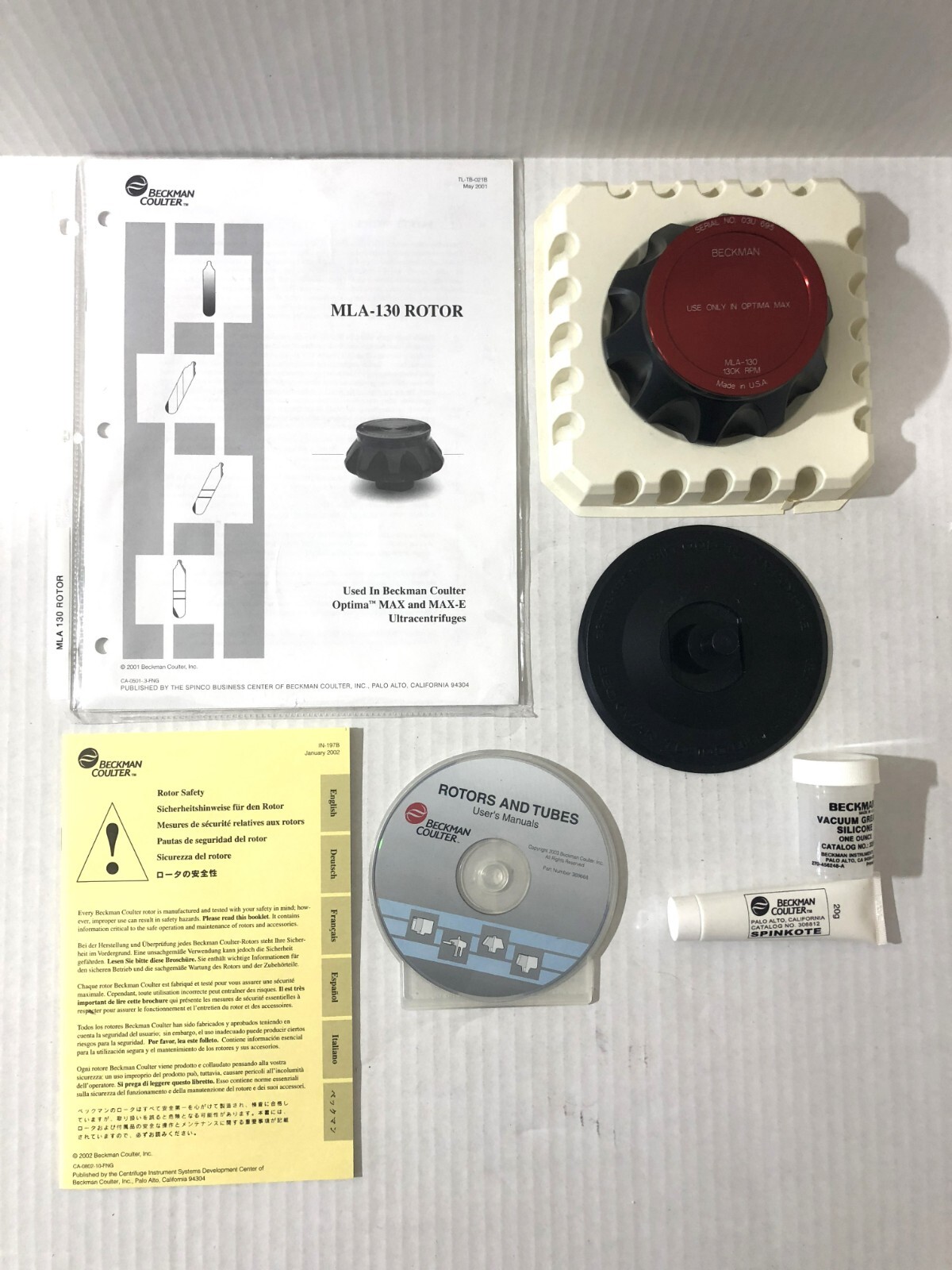 MLA-130 Beckman Coulter Rotor NEW - OPEN BOX | eBay