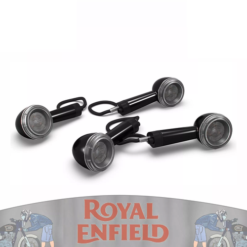 Royal Enfield black led indicators for continental gt 650 interceptor ...