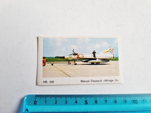 Marcel Dassault Mirage III Adhesive Airplain Sticker Autocolant 80s ...