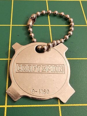 Vtg Craftsman 4 Way Screwdriver Keychain Slotted Driver Tools 9- 4160 ...