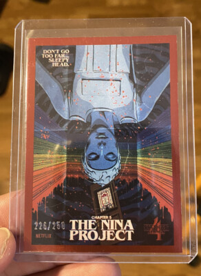 2022 Zerocool Stranger Things 4, BB-5 The Nina Project - 🔥 Red /250🔥 | eBay