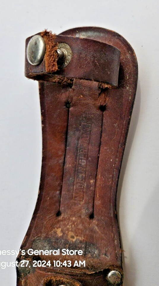 VINTAGE EDGEMARK 426 FIXED BLADE KNIFE WITH SHEATH SOLINGEN WESTERN ...