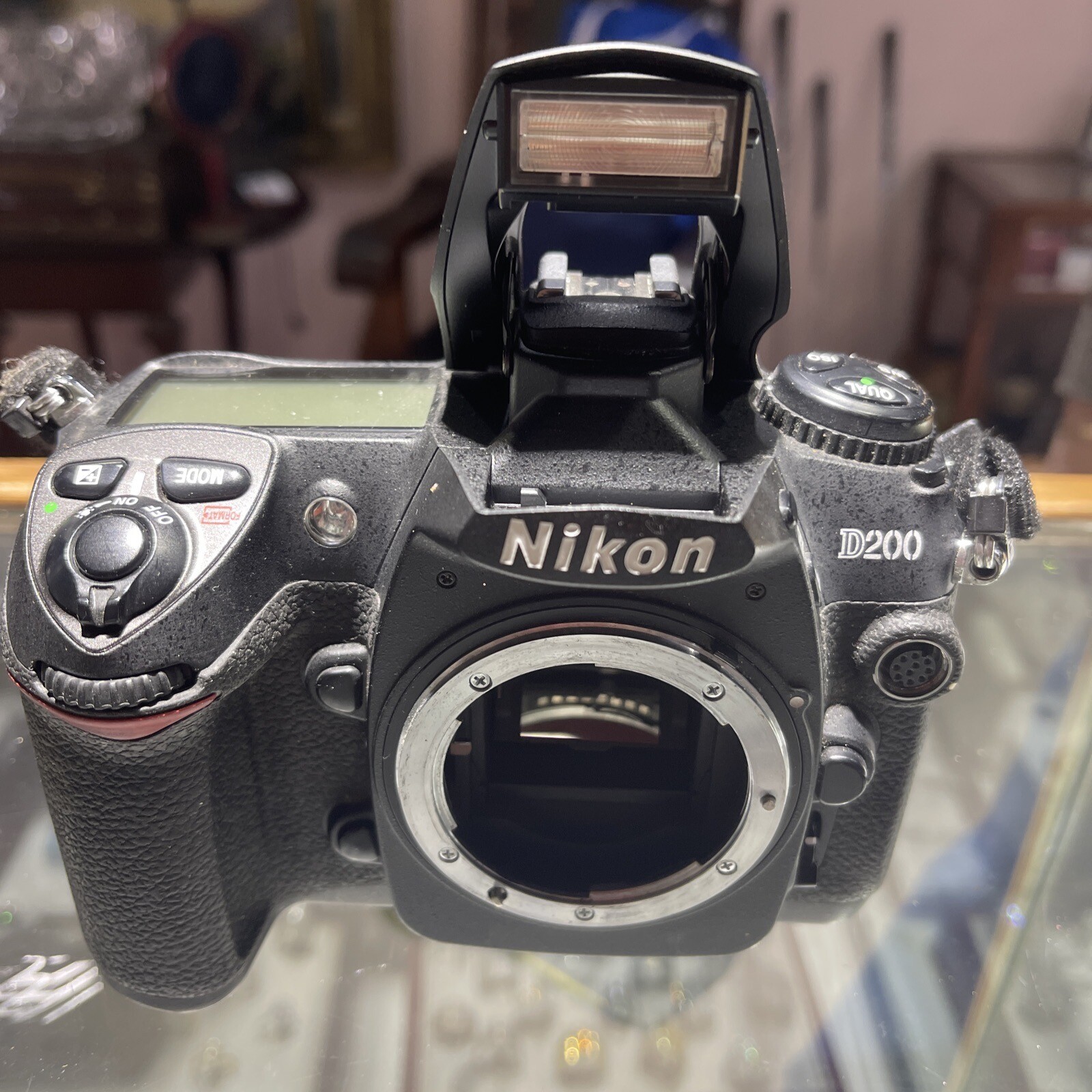 NIKON D200 Digital Camera Black Body With Camera Strap | eBay