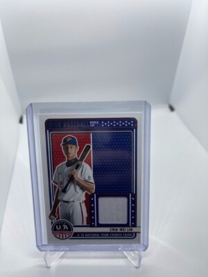 2023 Panini USA Stars & Stripes Patch Relic Chia-Wei Lin Chinese Taipei ...