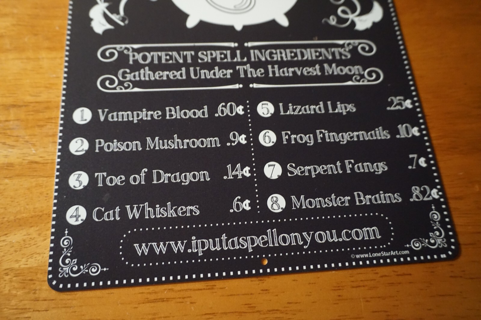 Vintage Black Kettle Potion Shop Witch Cauldron Sign Retro Halloween ...