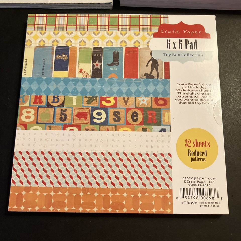 6x6 Paper Pad Bundle Mixed Lot of 3 Unused Paper Pads See Photos and ...