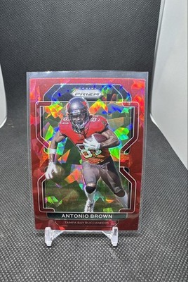 2021 Panini Prizm - Antonio Brown #292 Red Ice Prizm | eBay