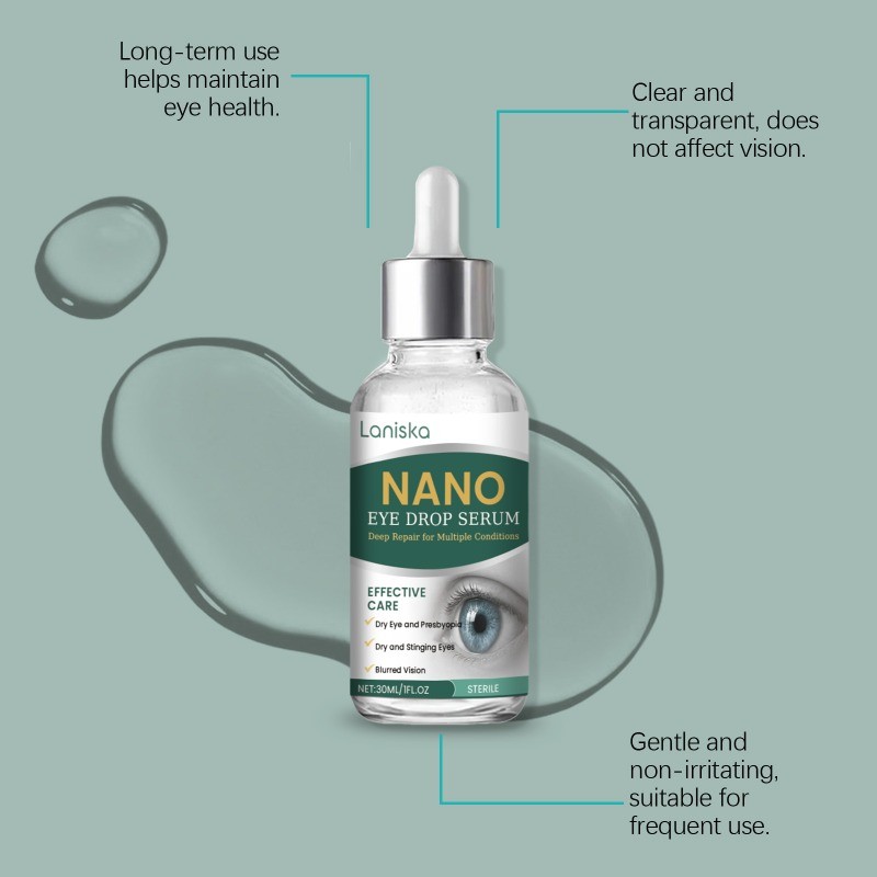 1-5 Nano Eye Drops Serum,Natural Nano Lubricant Eye Drops for Dry Eye ...