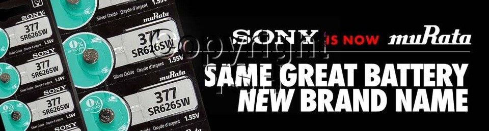 5 pc 321 muRata / SONY Watch Batteries 321 SR616SW SR616 0% MERCURY | eBay