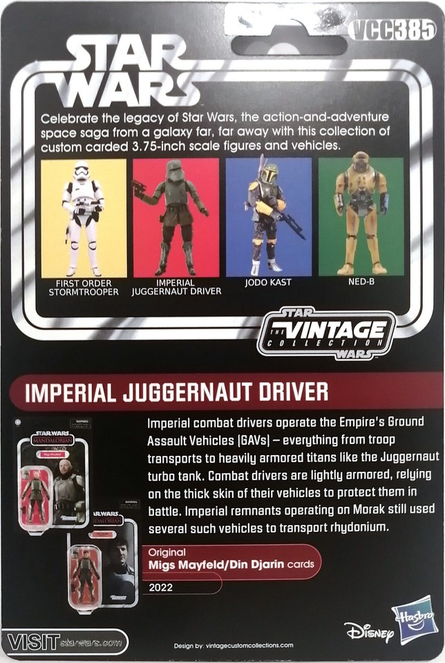 Star Wars CUSTOM Vintage Collection Imperial Juggernaut Driver | eBay