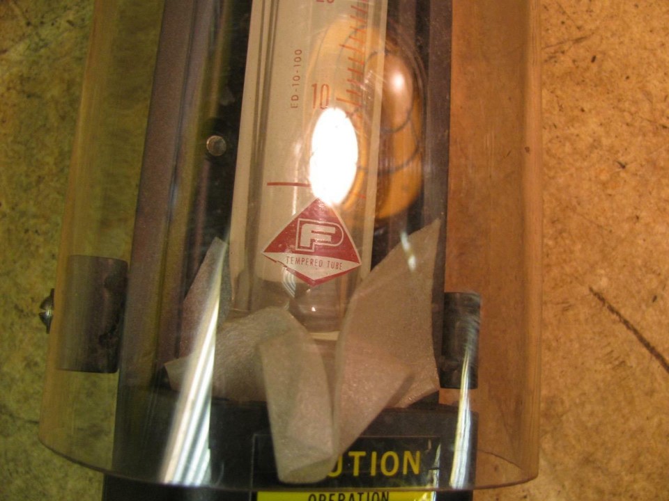 Fischer Porter 10A3555A Flowrater Flow Meter Gauge | eBay