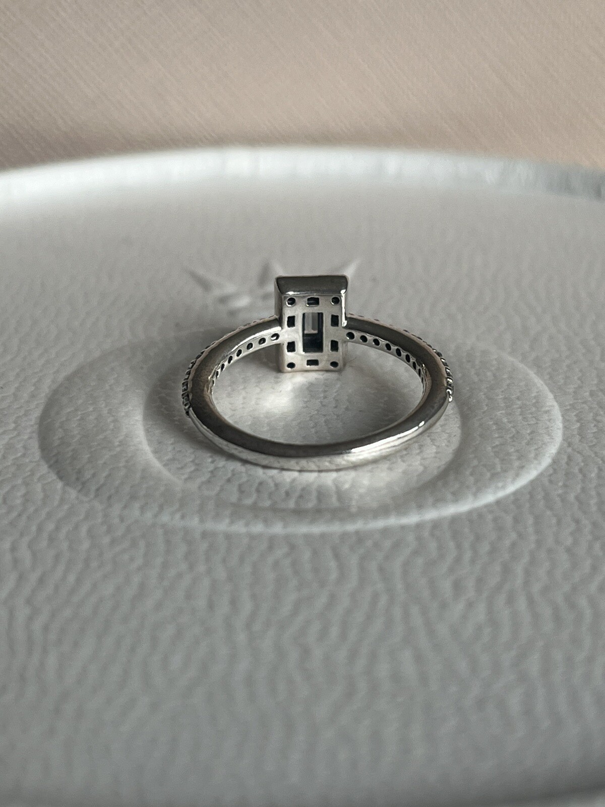 PANDORA Luminous Ice Ring Size 50 #197541CZ | eBay