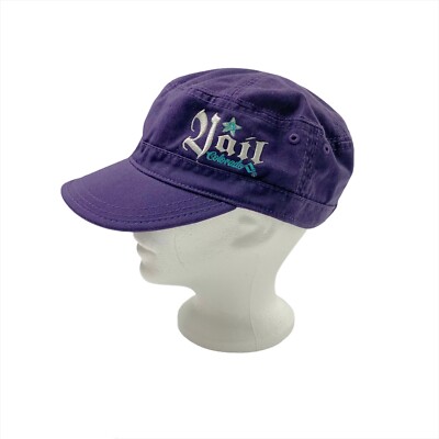 Ouray Womens Purple Vail Colorado Hat Army Cap Vintage | eBay