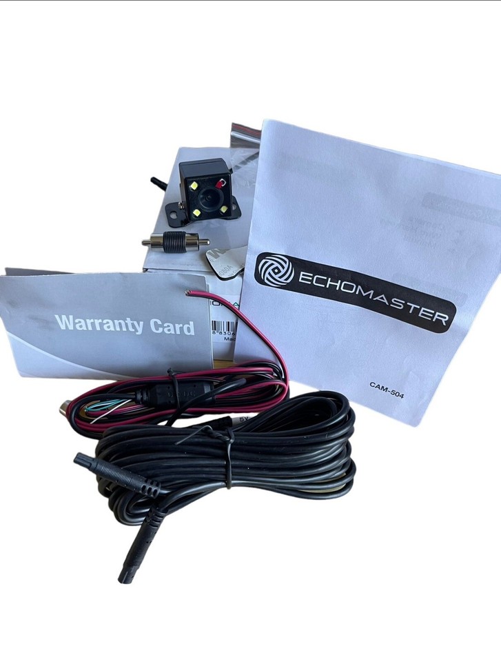 EchoMaster Back Up Cam 504 4 LED With Parking Lines Works On Any Car | eBay