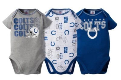 NFL Indianapolis Colts Baby-Boy 3 Pack Short Sleeve Bodysuit | eBay