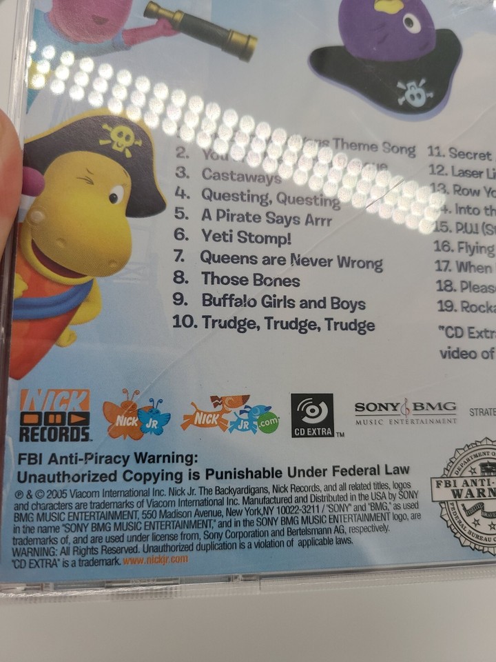 The Backyardigans Audio CD By BACKYARDIGANS Nick Jr Theme Song Yeti ...