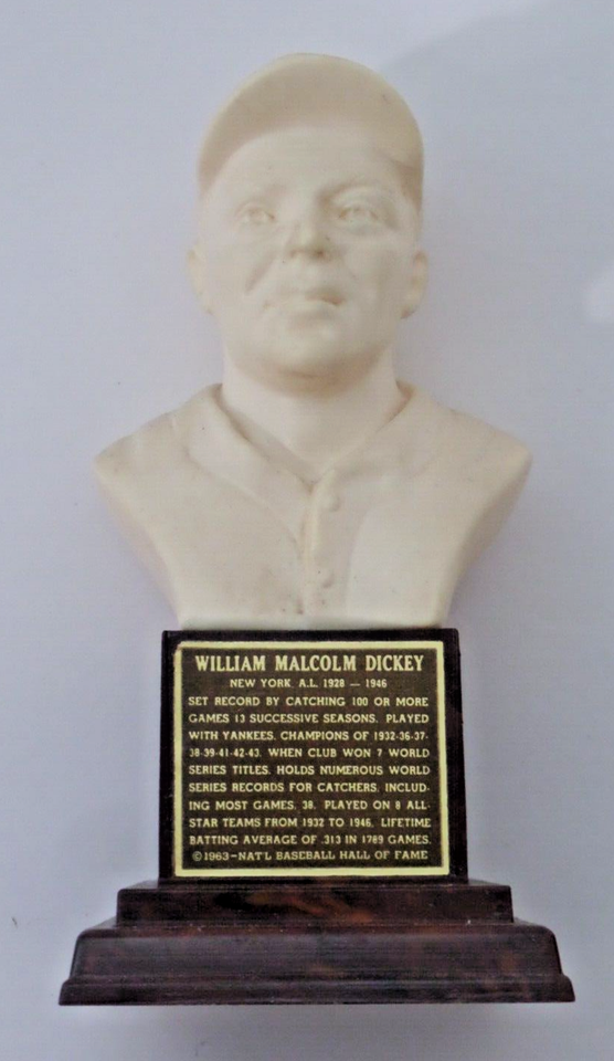 BILL DICKEY New York Yankees Sports Hall of Fame 6" Bust Baseball HOF ...