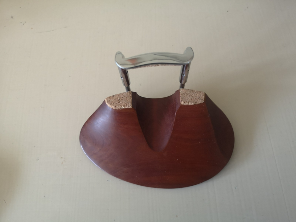 Gewa Boxwood Violin Chin Rest, Flesch with Corked Clamp/feet. 4/4 New ...