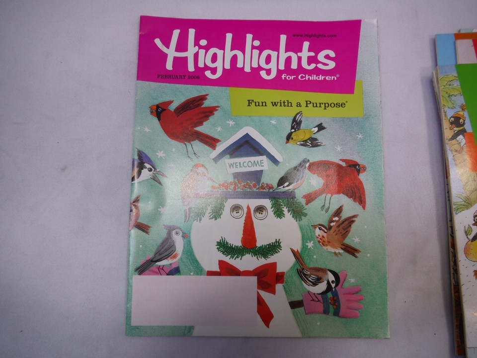 Vintage HIGHLIGHTS Magazine for Children LOT Of 12 Very Good Used Cond ...