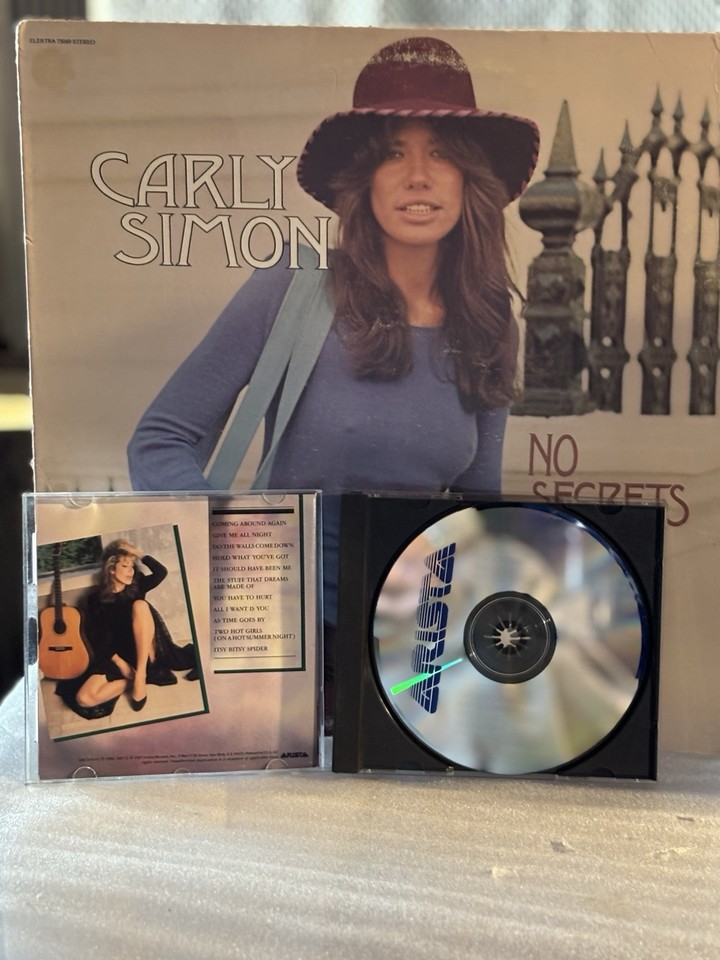 Carly Simon: No Secrets Vinyl + Coming Around Again CD | eBay