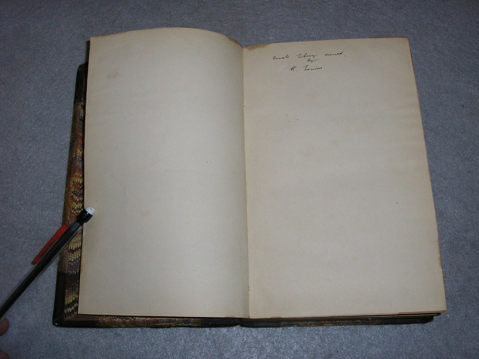 Antique Mexico History Book Anahuac Aztecs Decorative Leather Binding ...
