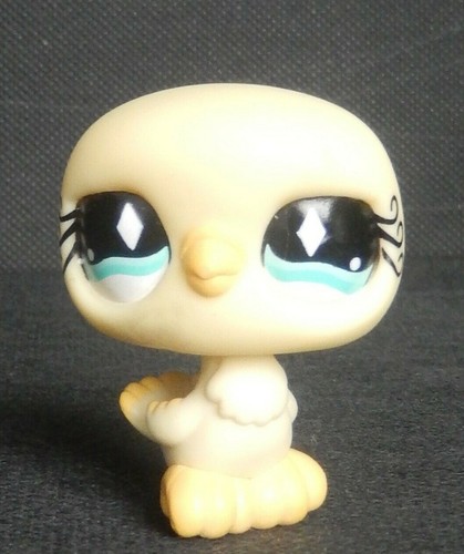 figurine LPS PETSHOP 512 oiseau pigeaon jaune - yellow pigeon bird 512 ...