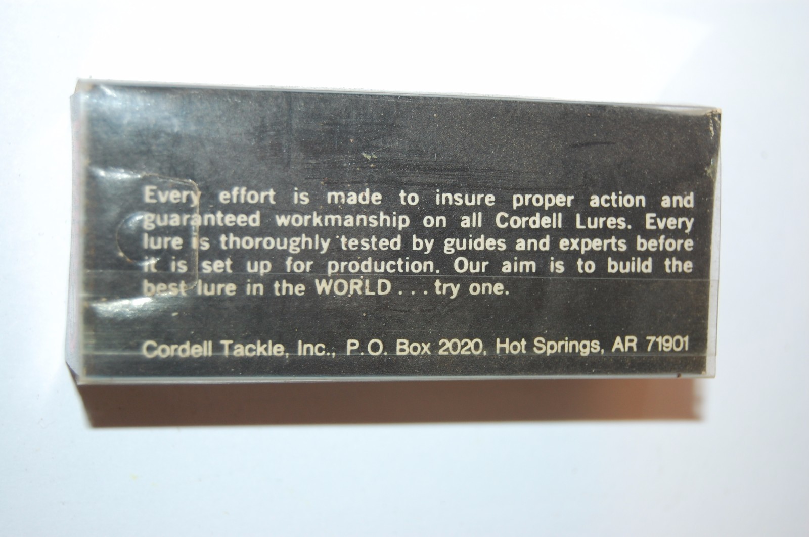 old cotton cordell rattlin spot rattle trap bass rat l trap 2792 series ...