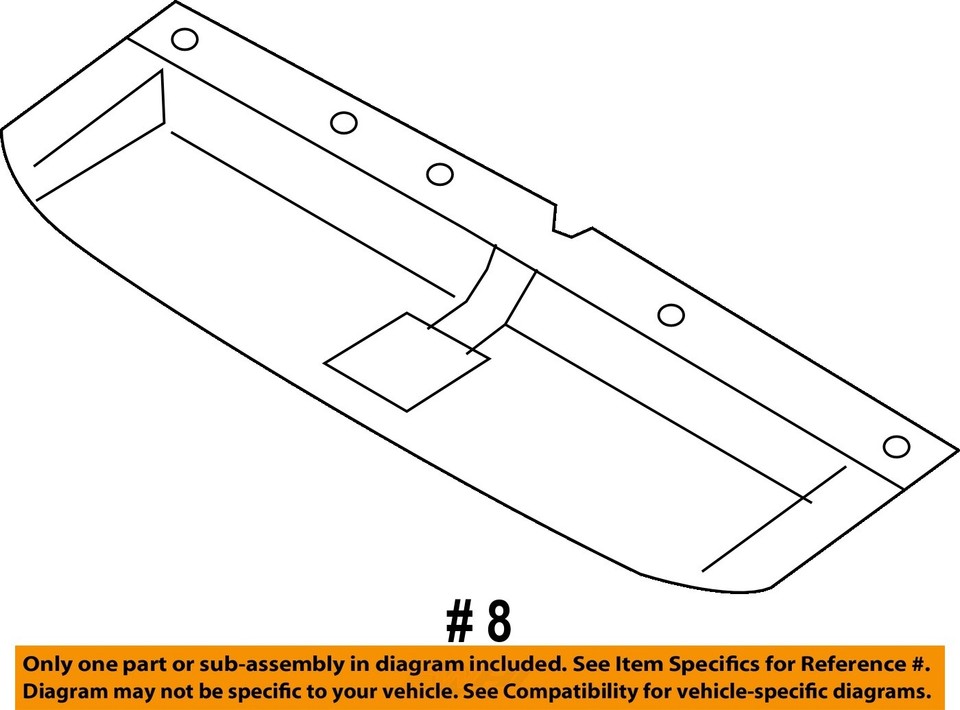 HYUNDAI OEM Radiator Core Support-Sight Shield Splash Cover Panel ...