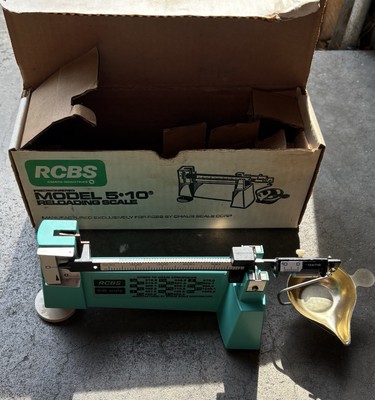 RCBS 5-10 Powder Reloading Balance Beam Scale | eBay