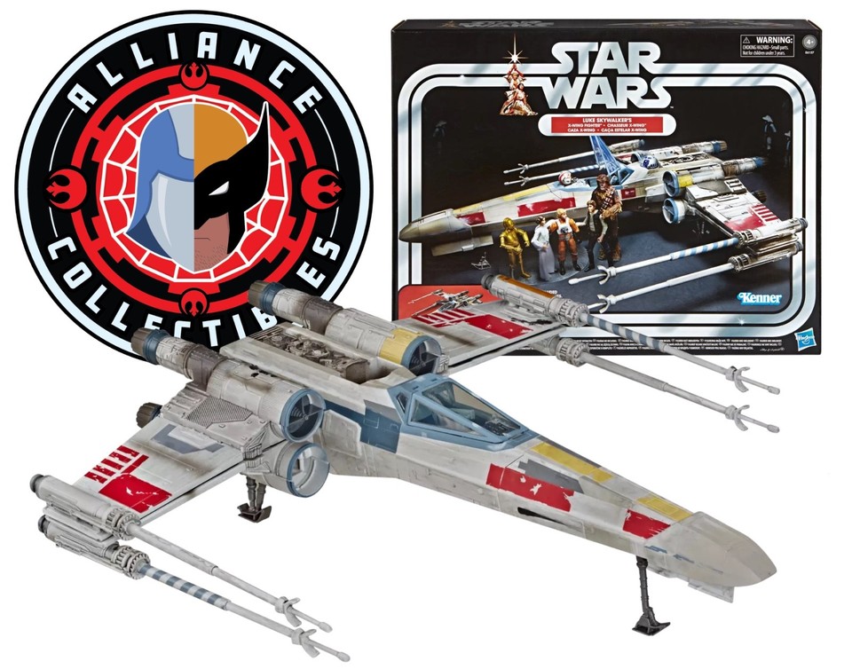 2025 Star Wars Vintage TVC 158 LUKE & RED FIVE X-WING FIGHTER Hasbro 3. ...