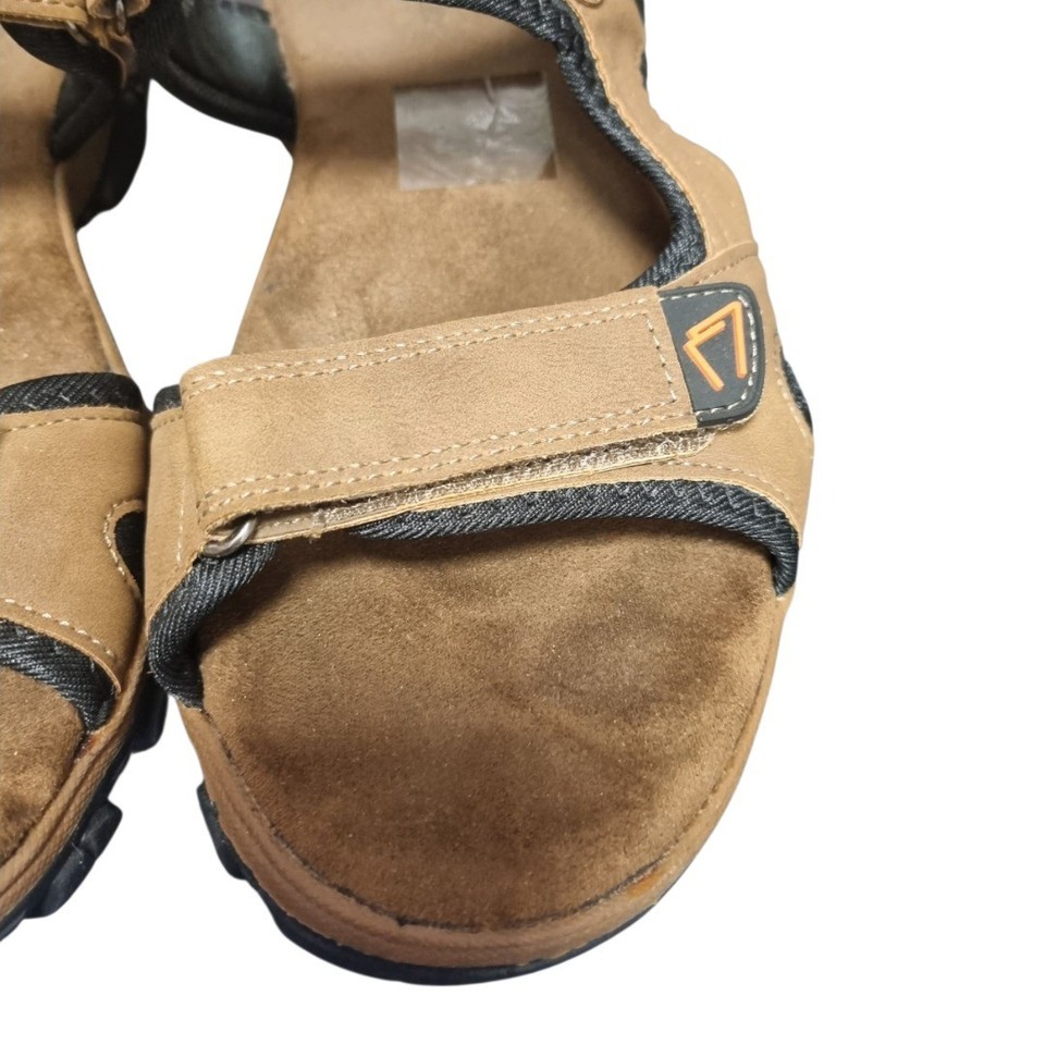 MEN'S TRADDEUR Brown Sandals Shoes Hiking Walking Open Toe UK 8 CG BC3 ...