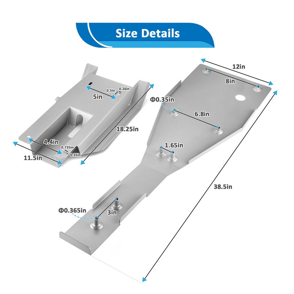 Yamaha Raptor 660R ATV Steel Swing Arm Skid Plate & Frame Engine Skid ...