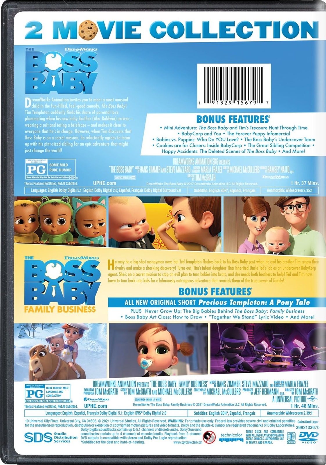 The Boss Baby 2-movie Collection DVD Alec Baldwin NEW 191329156797 | eBay