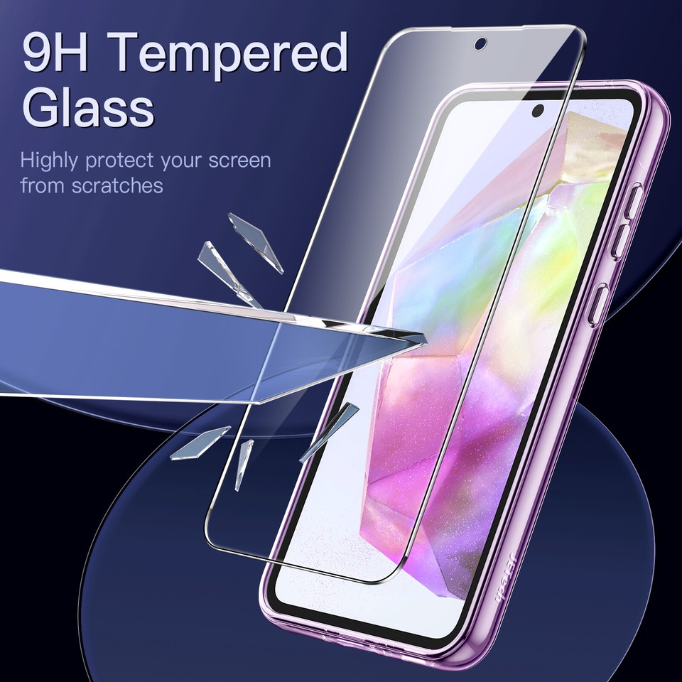 JETech 3 in 1 Case for Samsung Galaxy A35 5G, with 2-Pack Screen ...