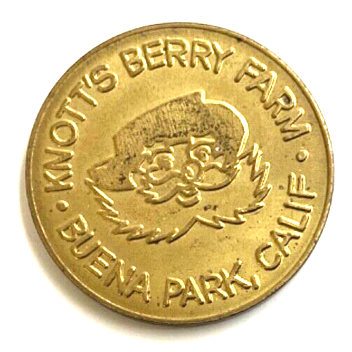 Buena Park California Knotts Berry Farm Good Luck K Token | eBay